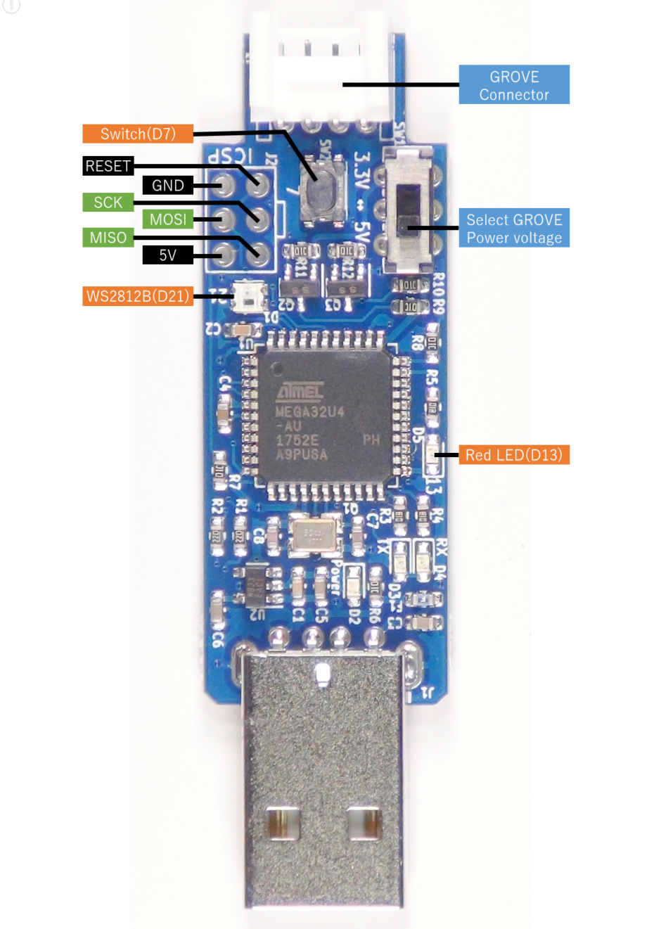 FLINT ATmega32U4-Grove Board | FLINT. works